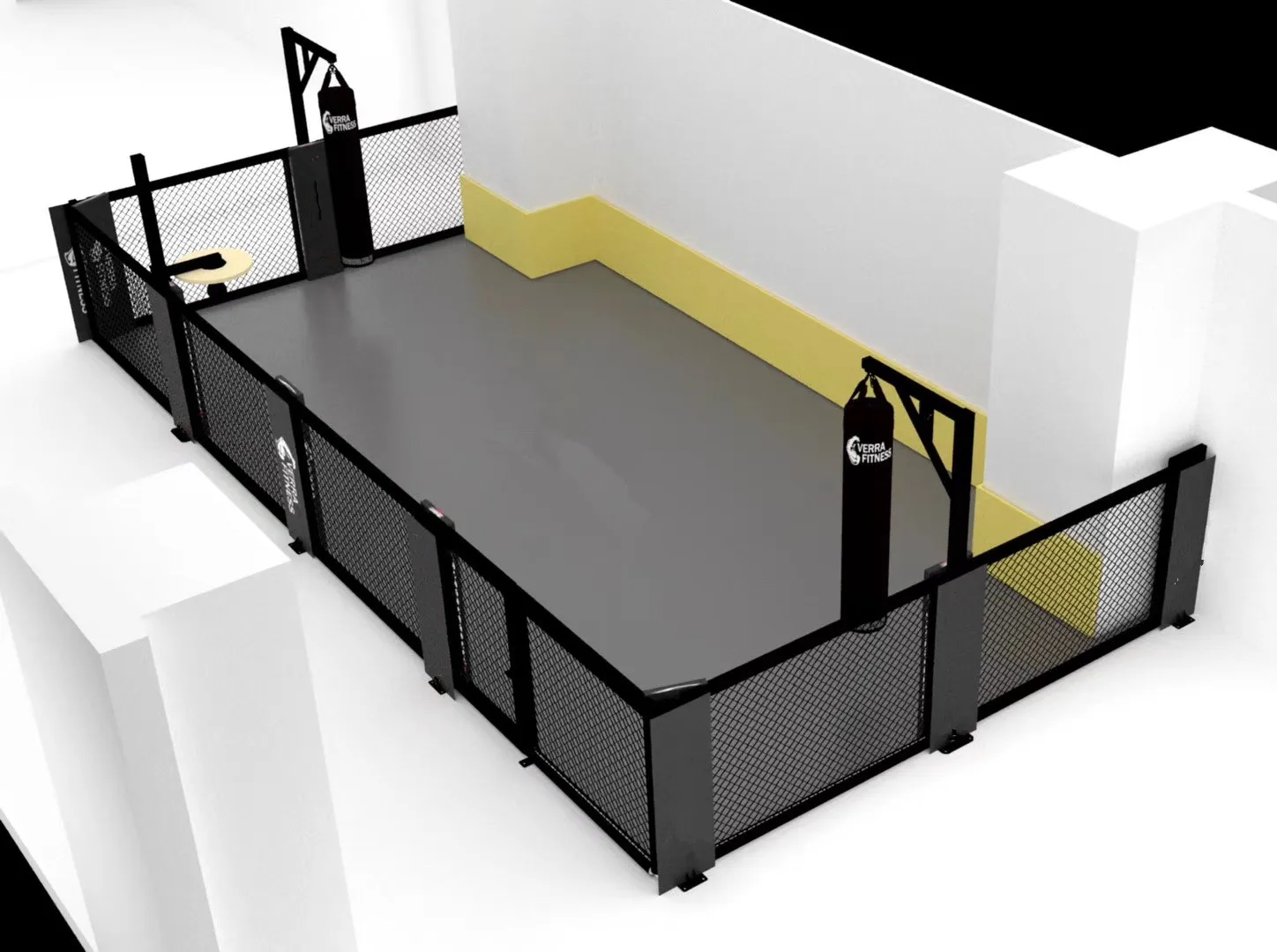 Multi Functions Floor MMA Cage Panels - Boxing Ring Solution