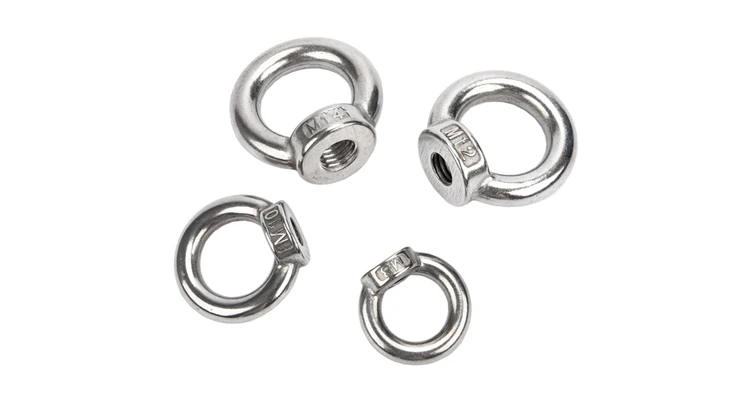 Stainless Steel Wire Rope Eye Nuts 8mm M16 Din 582 Hot Dip Galvanized ...