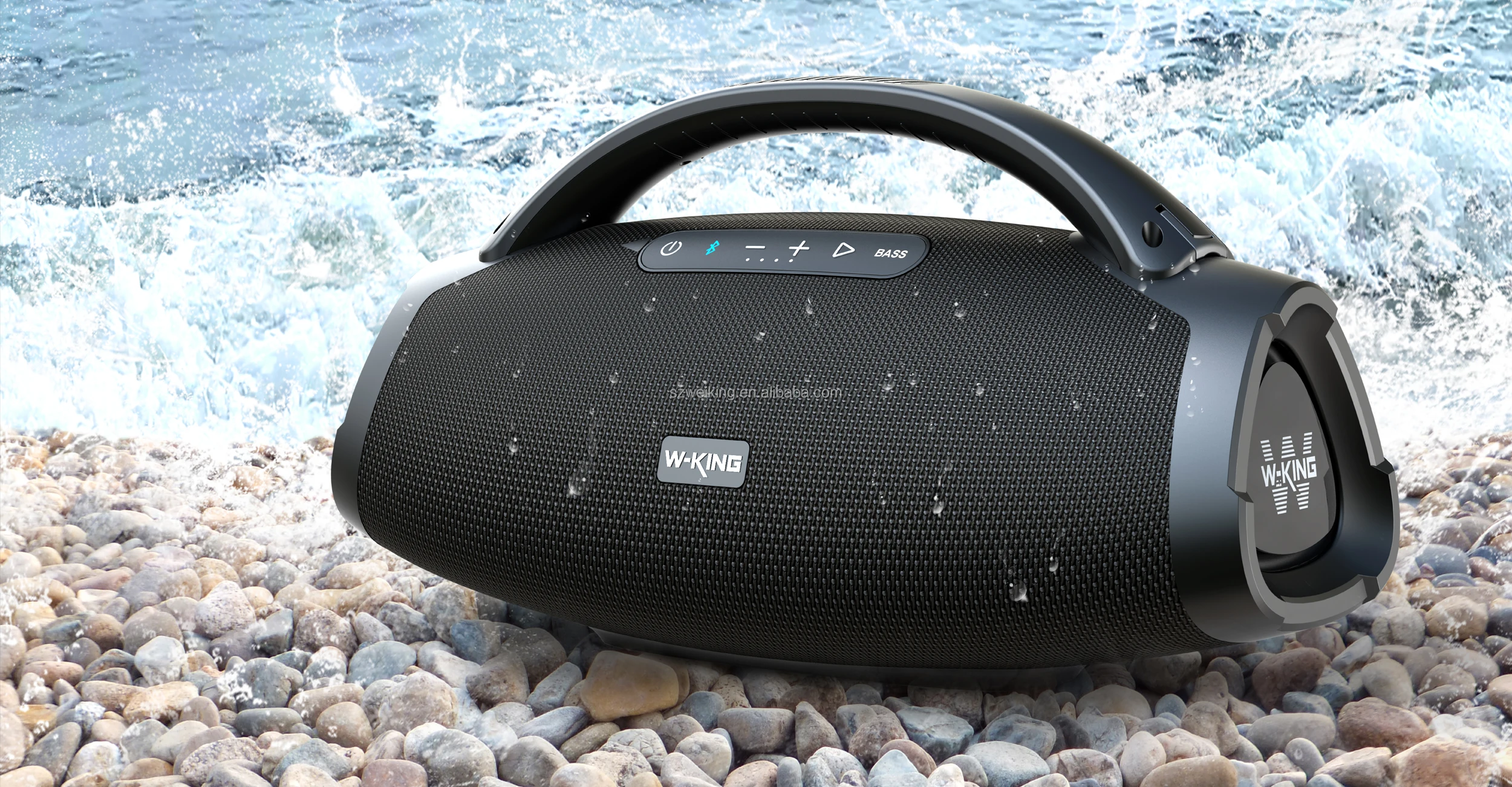 W-KING D20 Bluetooth Outdoor Boombox - 200W Waterproof Speaker