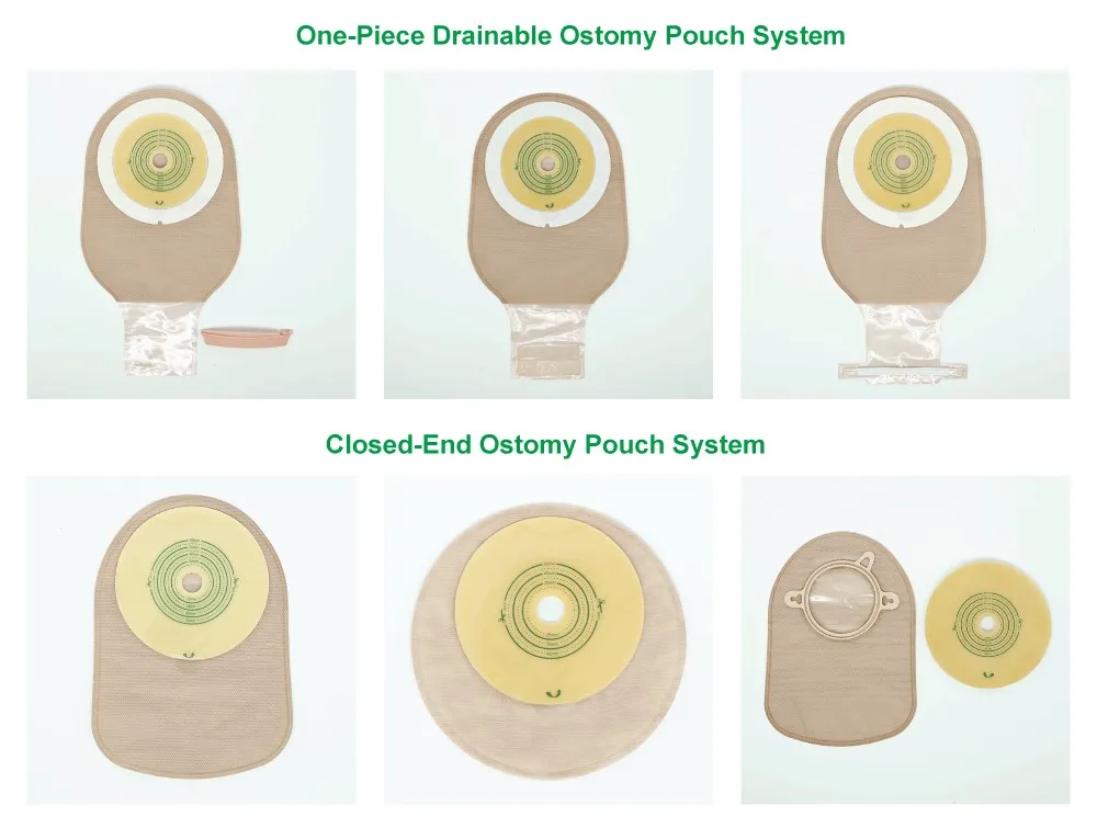 Trummed Drainage Two Piece Stoma Bag - Colostomy System