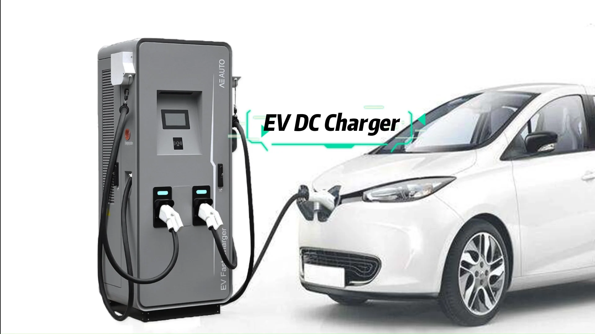 60kw 90kw 120kw 150 Kw 180kw Commercial Level 2 Dual Gun Ccs Dcfc Evse Car Dc Charging Ev Fast ...