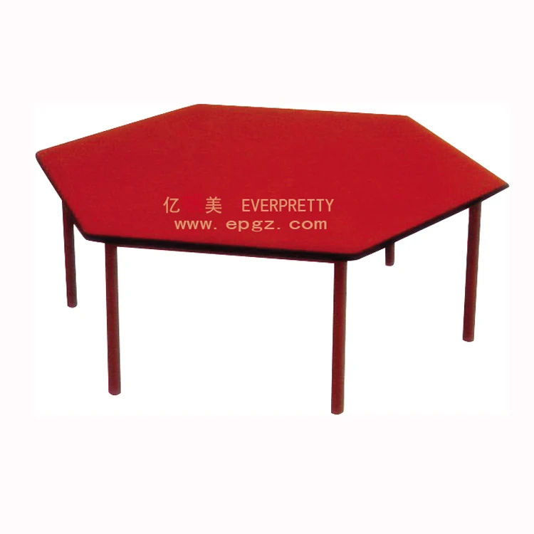 Modern Hexagon Kids Study Design Wooden Children Hexagonal Study Table ...