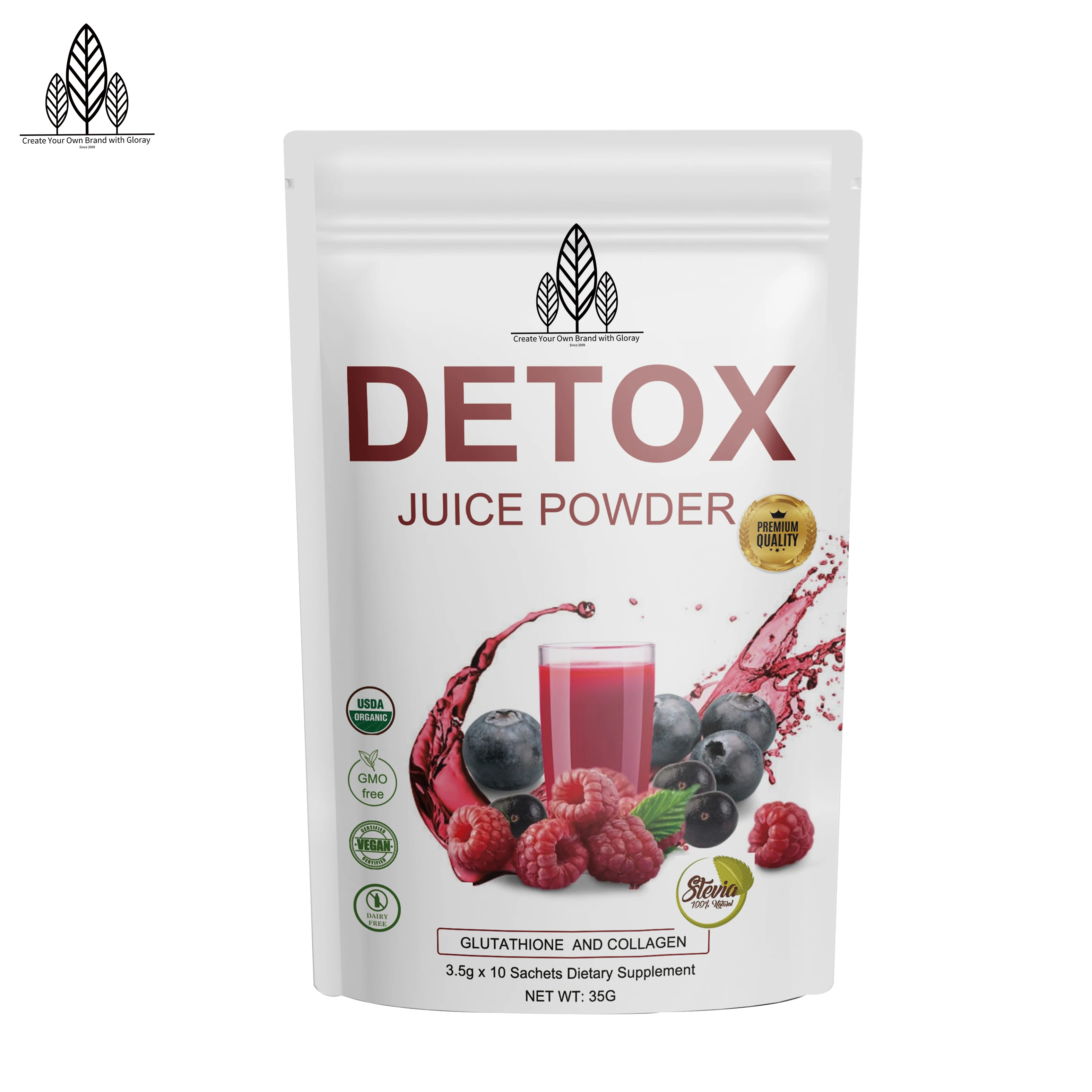 Instant Slim Berries Detox Juice Powder Laso Tea Juices For Weight Loss ...
