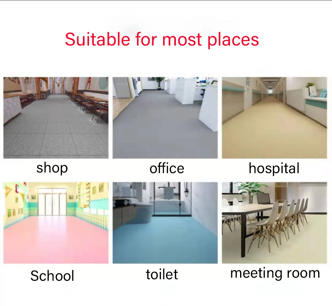 Plastic Pvc Vinyl Homogeneous Flooring Antibacterial Pvc Floor Hospital ...