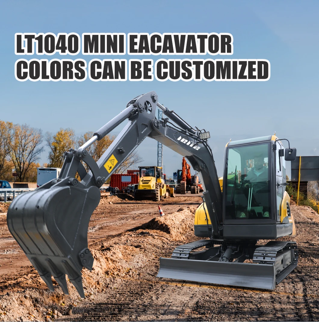 Excavators 4 Ton Mini Excavator With Thumb Hydraulic Micro Digger ...