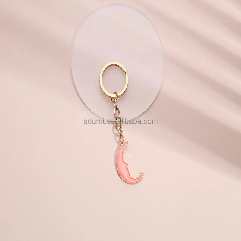 Metal Keychains Moon Pendant Moon Key Ring Key Chain - Buy Moon ...