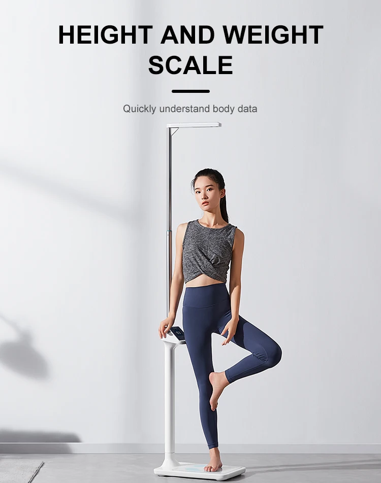 High Quality Measuring Height Weight Body Fat Smart Scale Professional ...