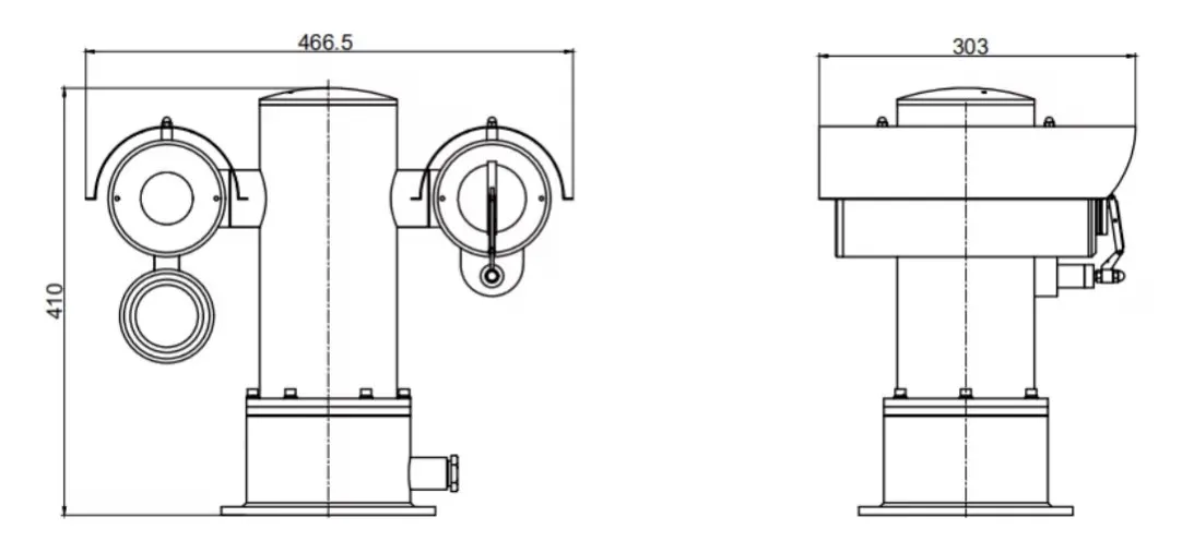 Explosion-Proof Laser Methane Gas Monitoring Integrated Camera with ...
