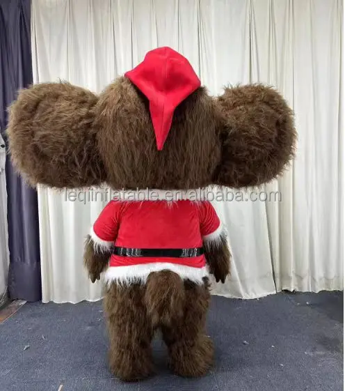 Leqi Cute Monkey Cosplay Cartoon Mascot Costume Inflatable