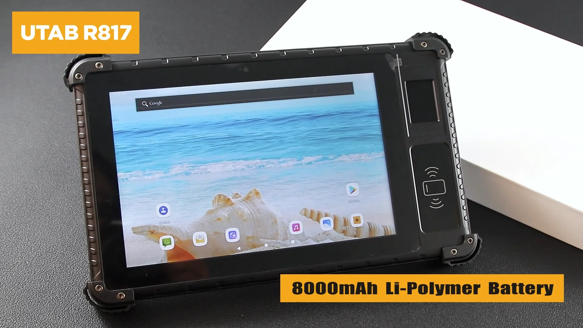 R817 Waterproof Tablet Pc Built-in Nfc 8000mah 8 Inch 4g Lte Android ...