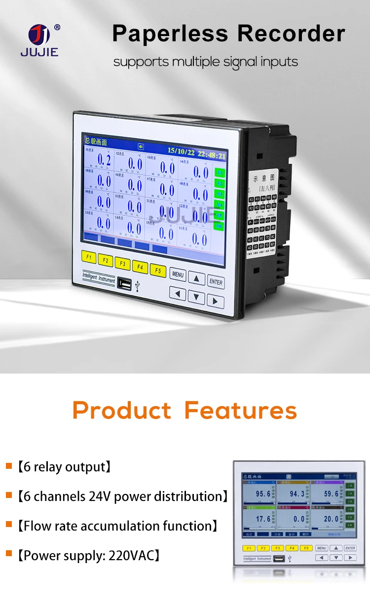 Real Time Temperature Pressure USB Data Logger - Multi Channel