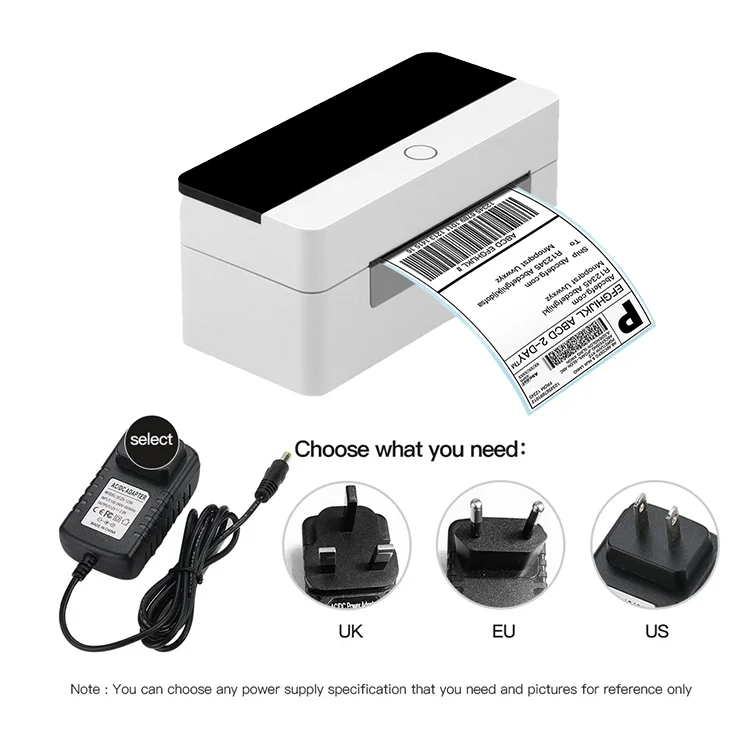 Smart Label Printer 110mm Thermal Label Printer Shipping Label Printer ...