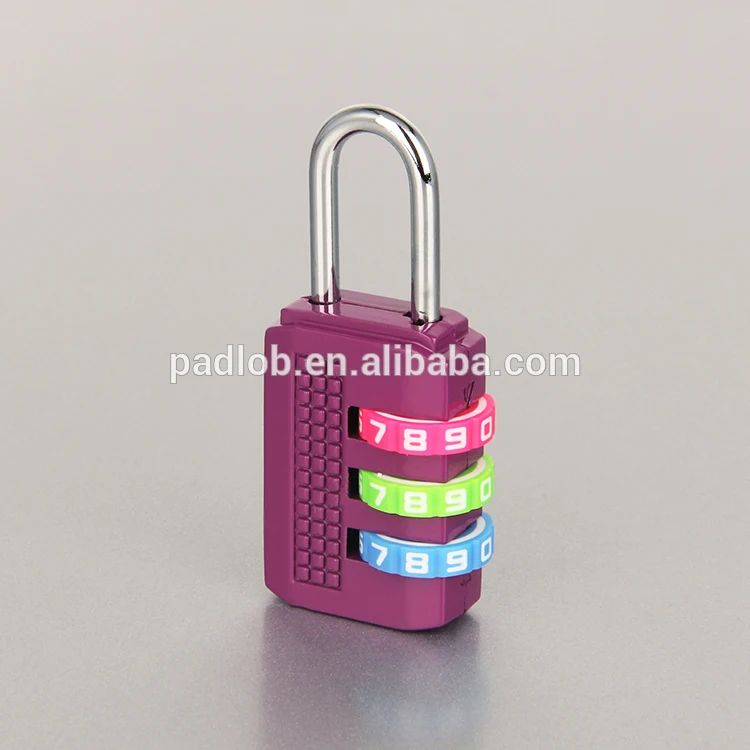 Hot Sale Lock Reset Zinc Alloy 3 Digit Code Lock Price Safety