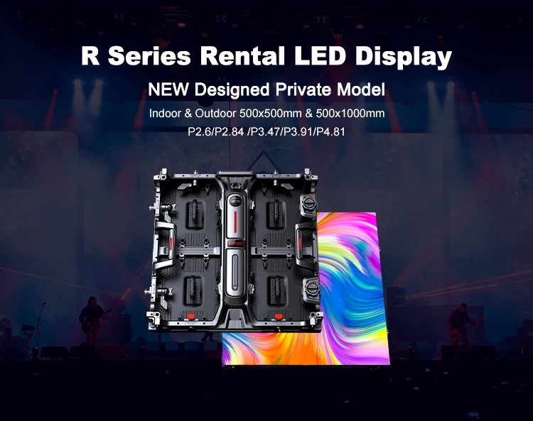 500x500 500x1000mm Indoor Outdoor Rental Led Display Panel P2.6 P2.9 P3 ...