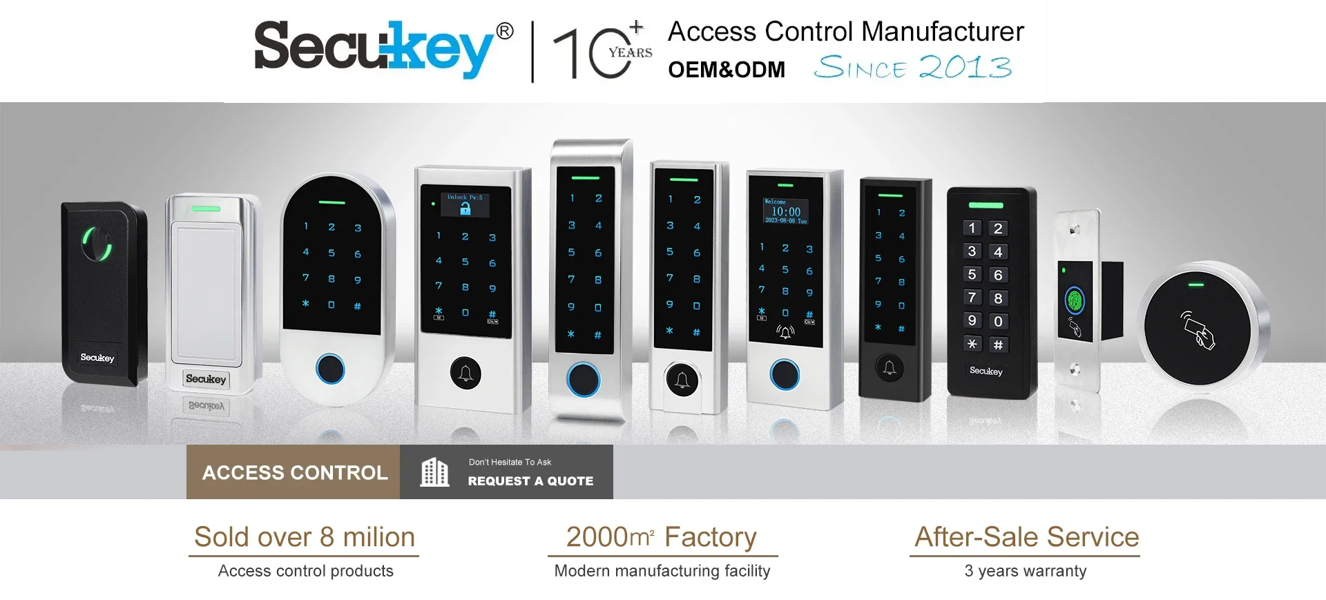 Secukey Wifi Touchkey Access Controller Biometric Security