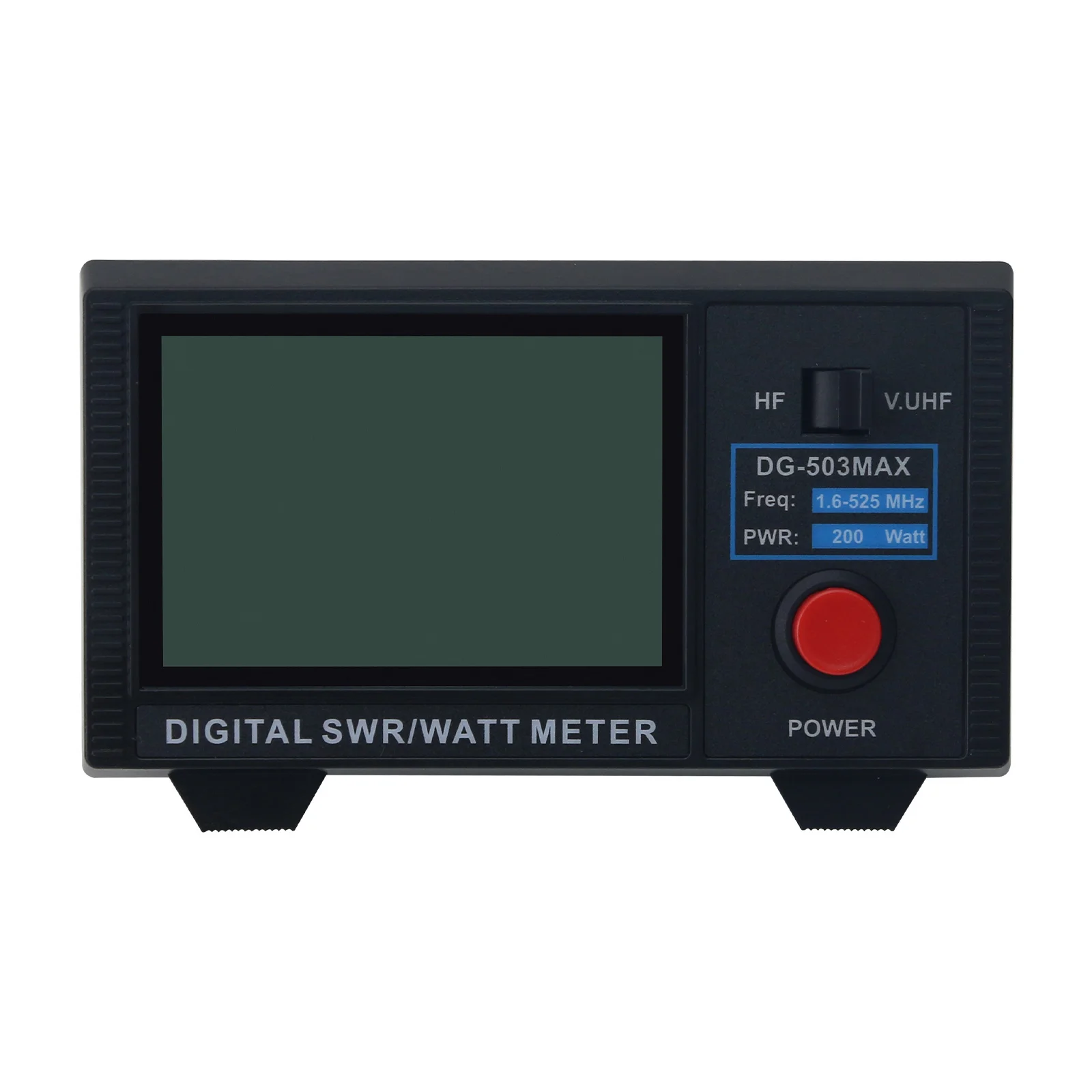 DG-503MAX Digital SWR Meter, 1.6-525MHz 200W Power Meter with 3.5-Inch ...
