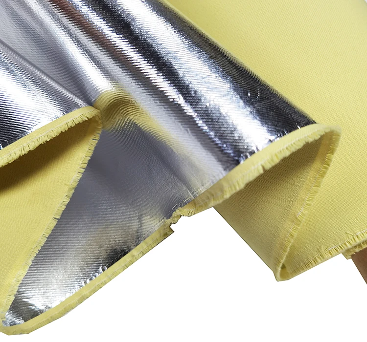 Aluminum Layered Woven Aramid Fabric - Fireproof & Durable