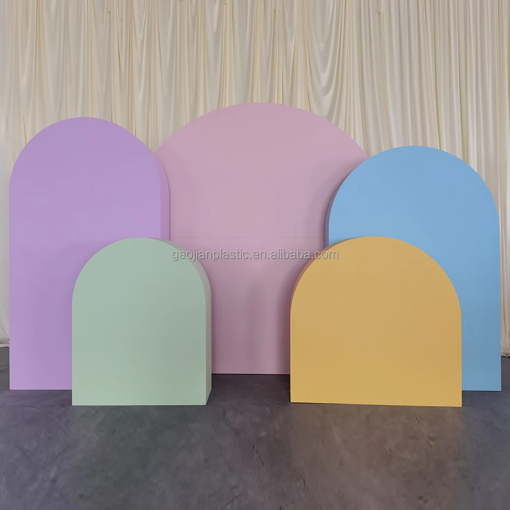 Custom Pvc Acrylic Backdrops Rainbow Arch Backdrops Arch Stand For ...