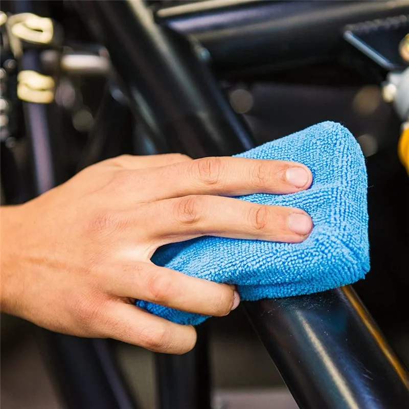Custom Color Ceramic Car Coating Applicator Sponge With Plastic Barrier ...
