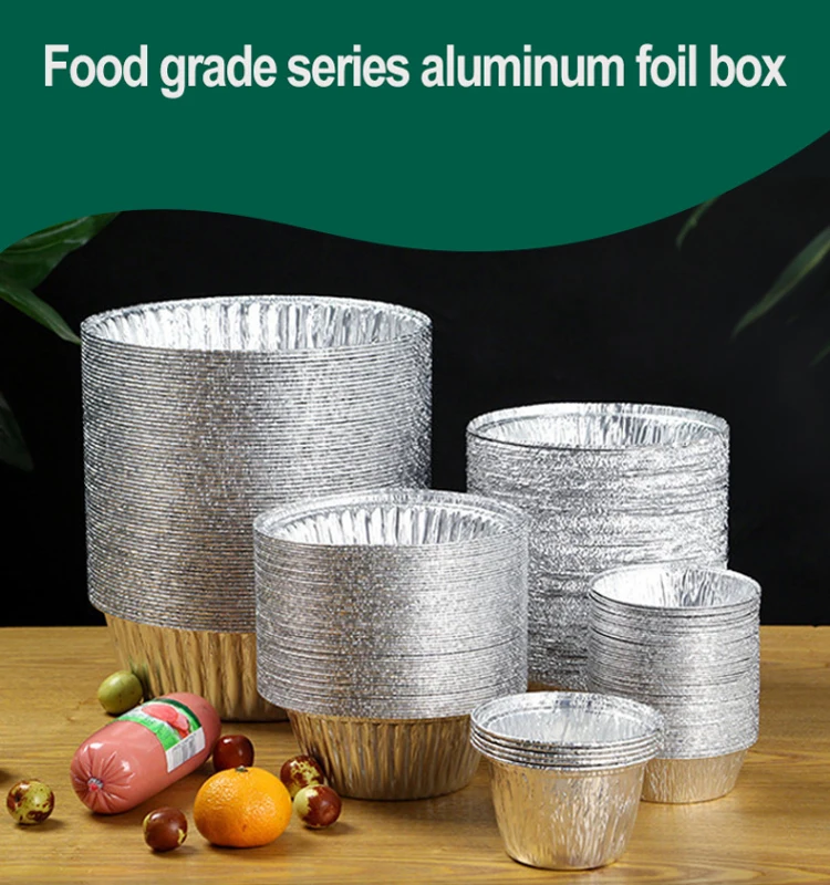 Aluminium Foil Food Containers with Custom Sizes and Lids