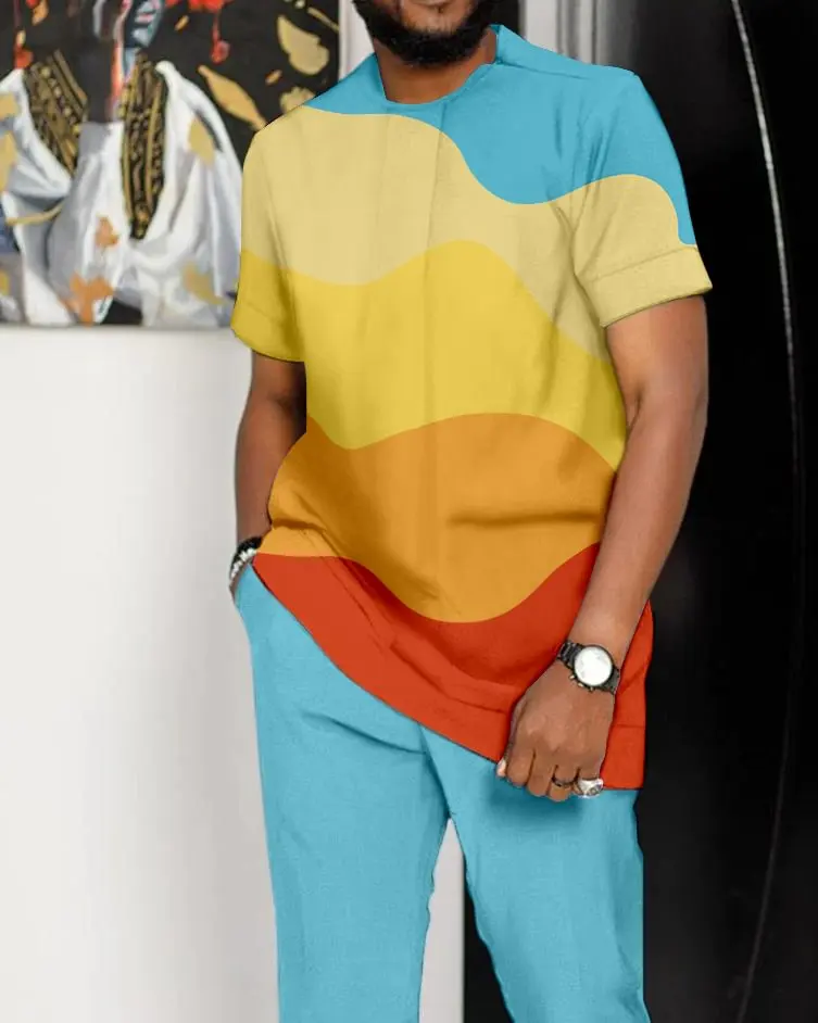 Shop Our African-Inspired Euro-American Style Men's Suit Set