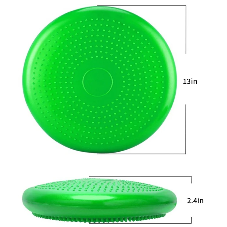 Gaiam Disc Stability 4 Pcs Wiggle Seat Flexible Inflated Ergonomic ...