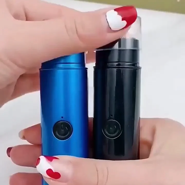 Men's Mini Electric Shaver Automatic Razor Trimmer Portable Beard Knife ...