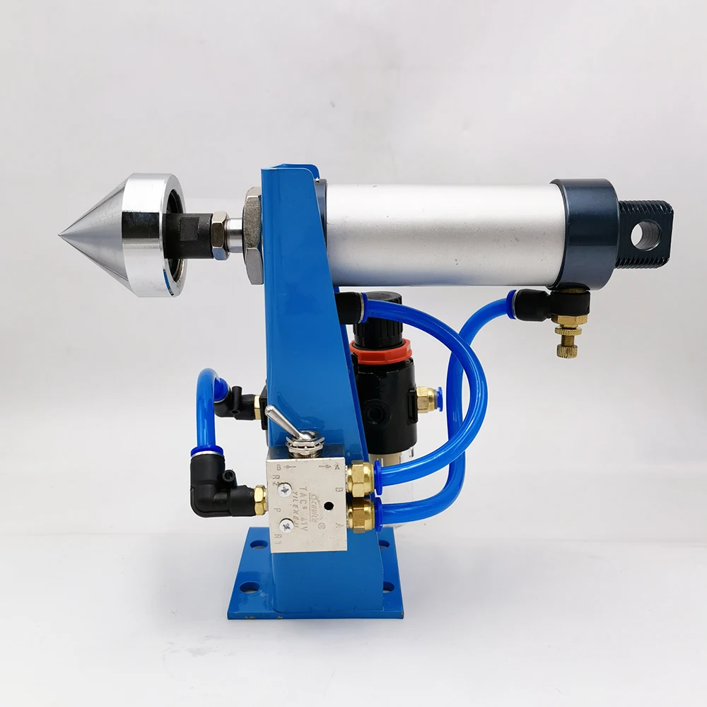 Pneumatic Tailstock Rotate Air Power Tip Assemble Jacking Device ...