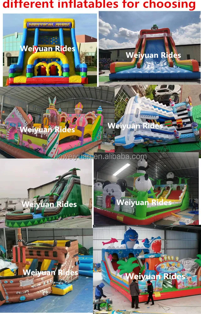 Kids Inflatable Jumping Slides Personalized Little Kids Inflatable ...
