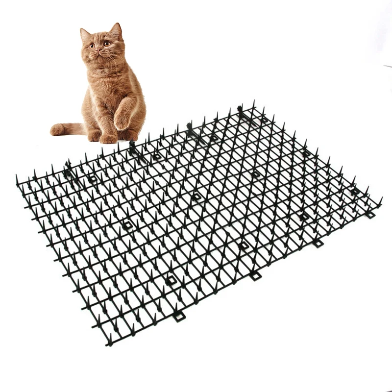 Eco-Friendly Cat Scat Mat Spikes - Outdoor Cat Deterrent for Garden