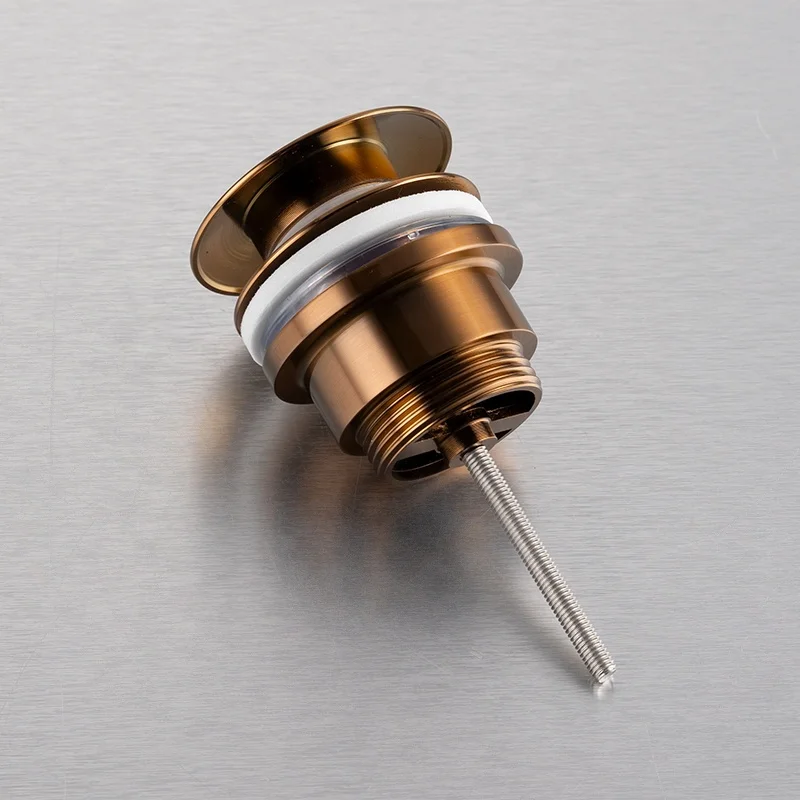 Luxury Click Clack Waste Drain Plug 1 1/4 Rose Gold Basin Waste Basin ...
