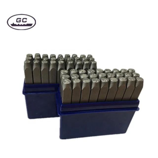 Steel Letter & Figure Punch Set Metal Letter Stamp Set 9pcs 27pcs ...