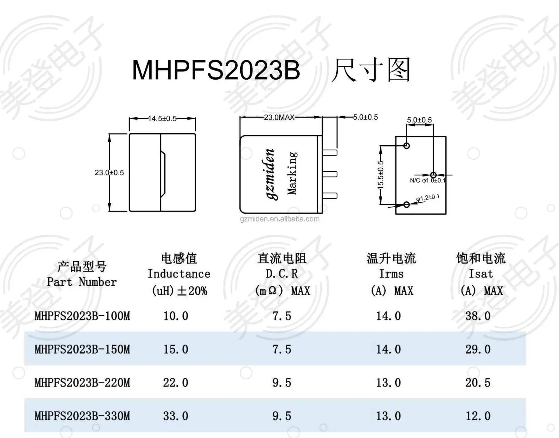 Square Flat Line Inductor Cooper Copper Foil Inductors Audio Shielded ...