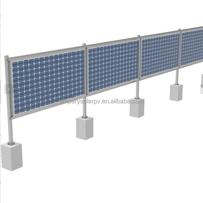 Efficient Vertical Bifacial Solar Panel Mounts for Power Plants