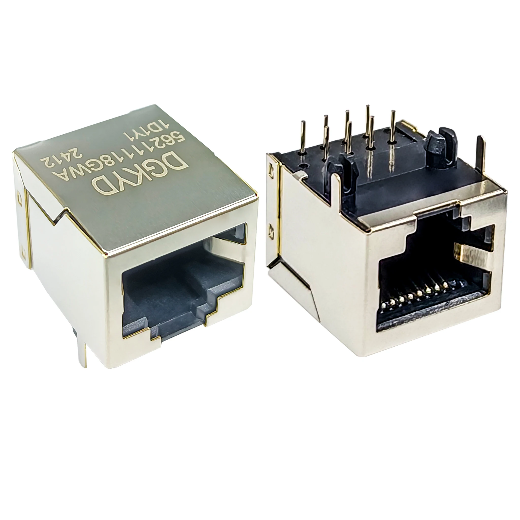 Rj45 Connector 1x1 10p8c With Shielded Communication Interface ...
