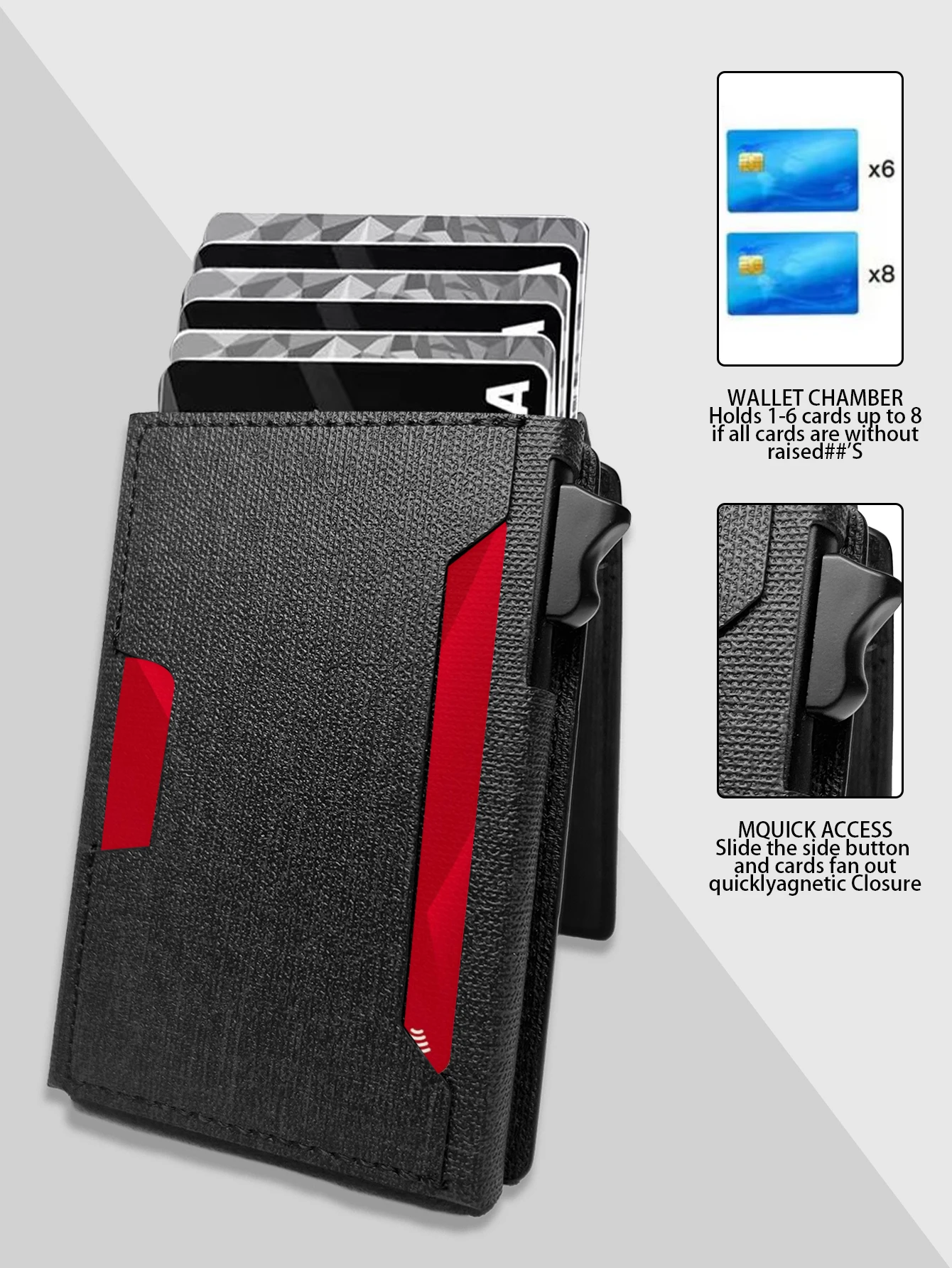 Tactical Slim Wallet - Modern Men's Card Bifold