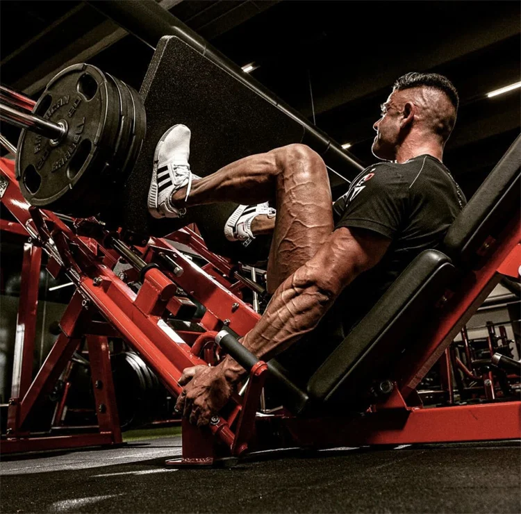 Gym Exercise Hack Squat Machine 8kg 45 Degree Leg Press With Cheap ...