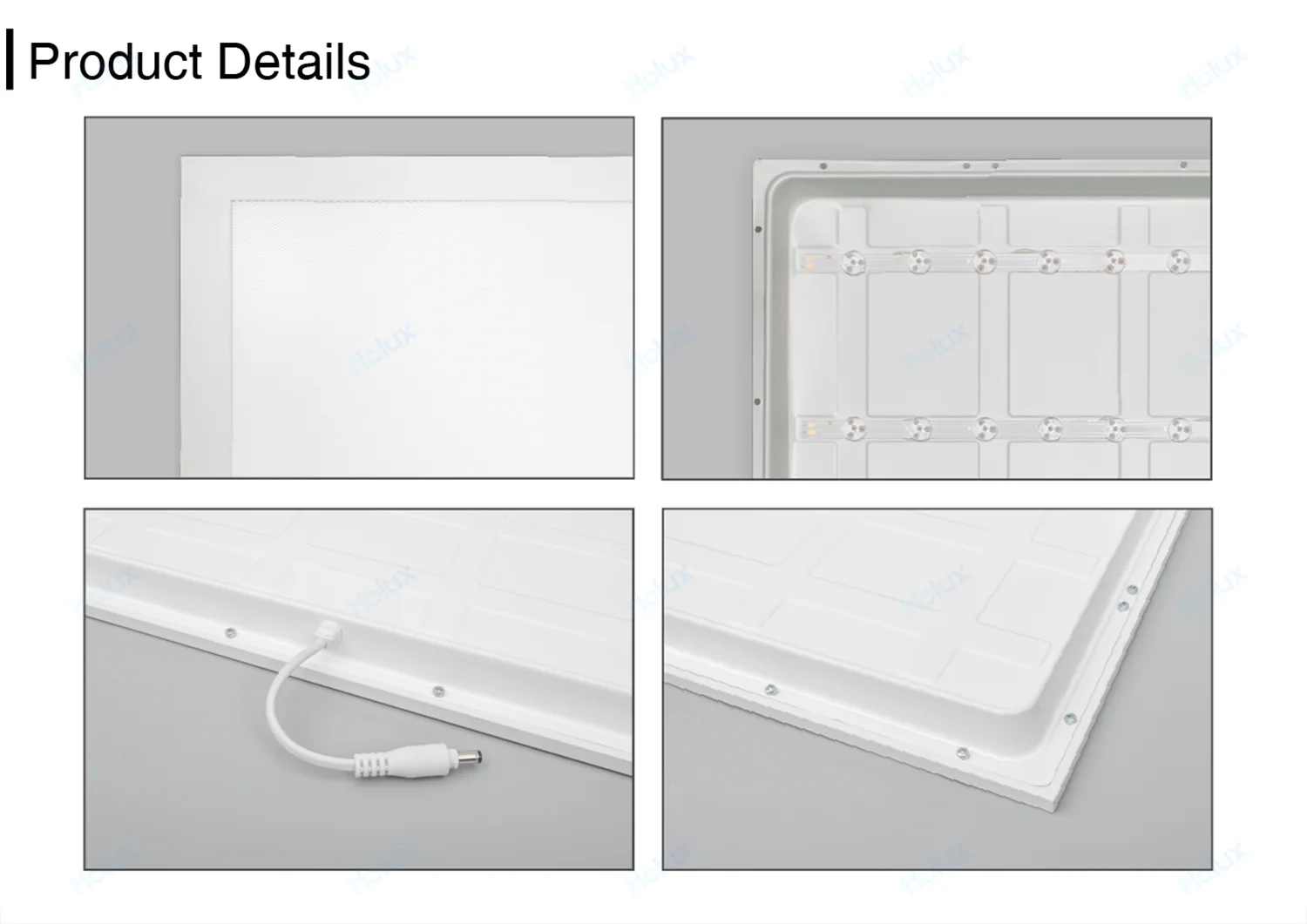 18W Indoor LED Panel Light AC220/240V 120lm/w Smart 2x4 Aluminum PMMA ...