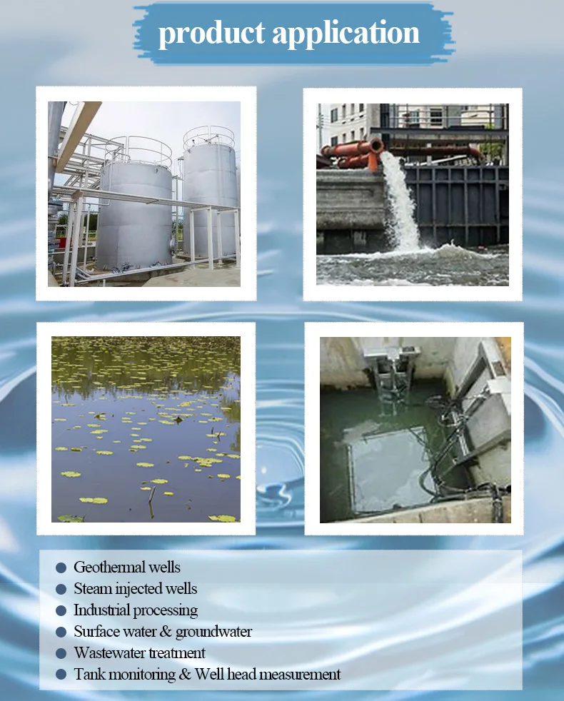 RS485 Output Submersible Hydrostatic Level Sensor for Boilers