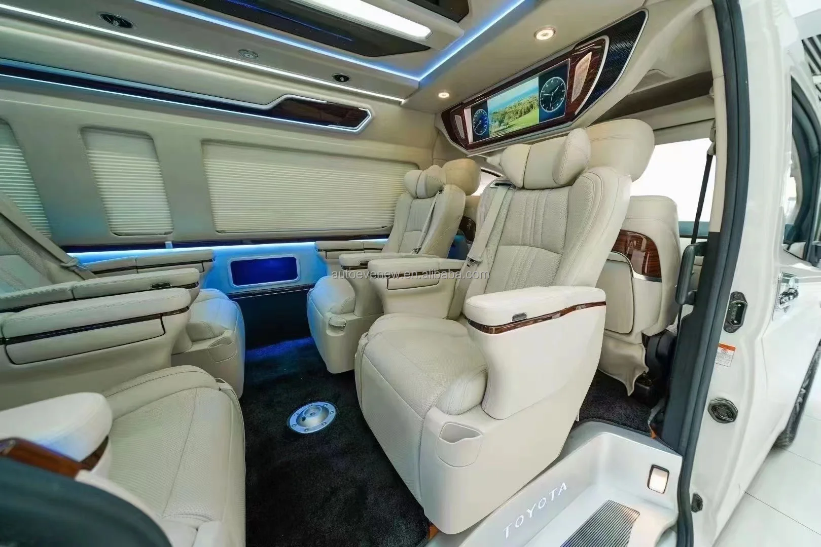 Toyota Hiace Interior Upgrade - Luxury Captain Seat Kits
