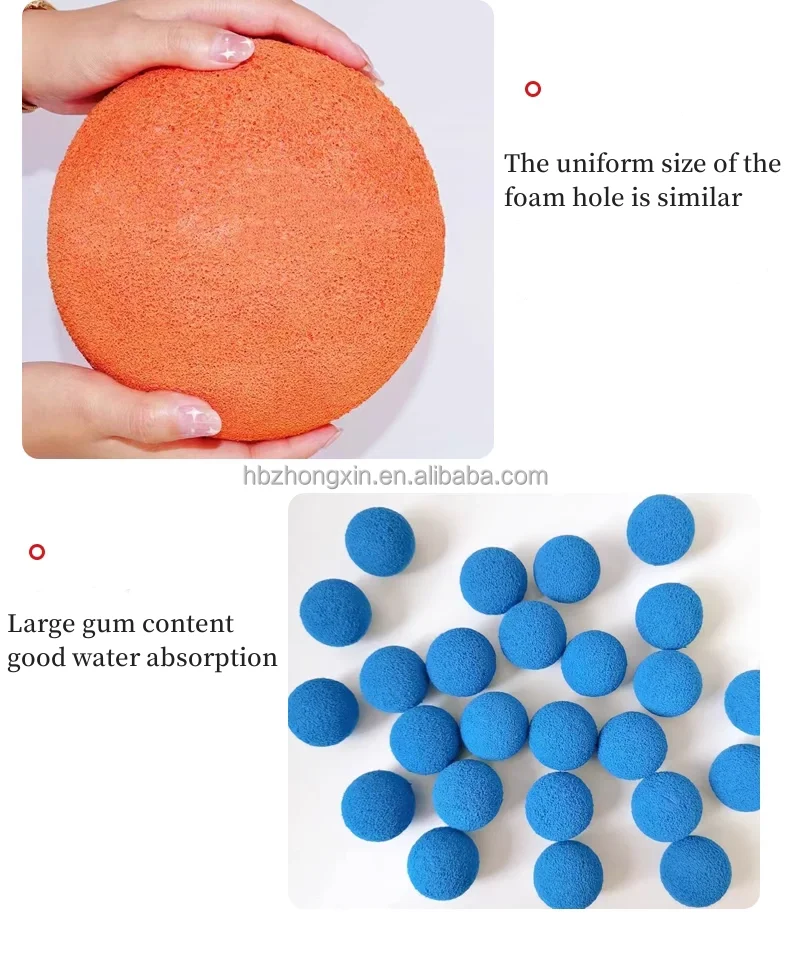 Custom Condenser Tube Cleaning Ball System Pipe Cleaning Tear ...