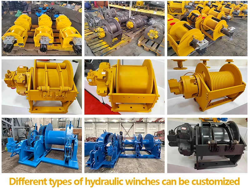 10 Ton Hydraulic Pump Pulling Winch for Drilling Rig/bulldozer