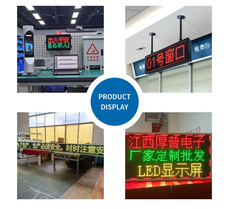 Wholesale Single Color Led Sign Programmable Scrolling Message Board ...
