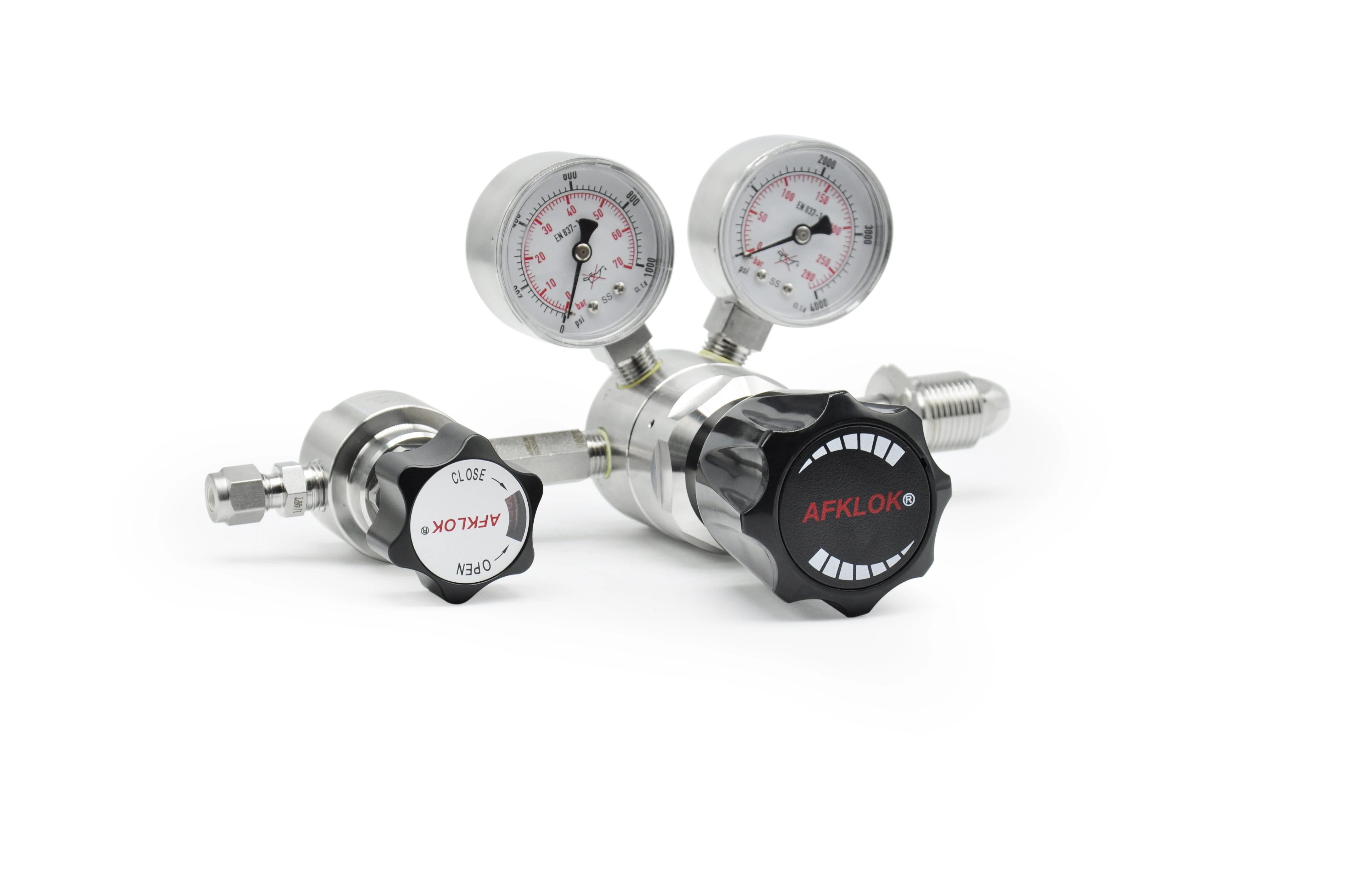 316 Stainless Steel Pressure Regulator for Precise Gas Flow Control