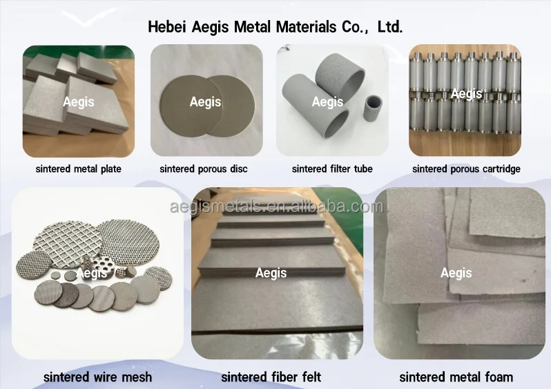 316 Stainless Steel Sintered Fiber Felt 0.5 1 Mm Thickness 50 100um ...