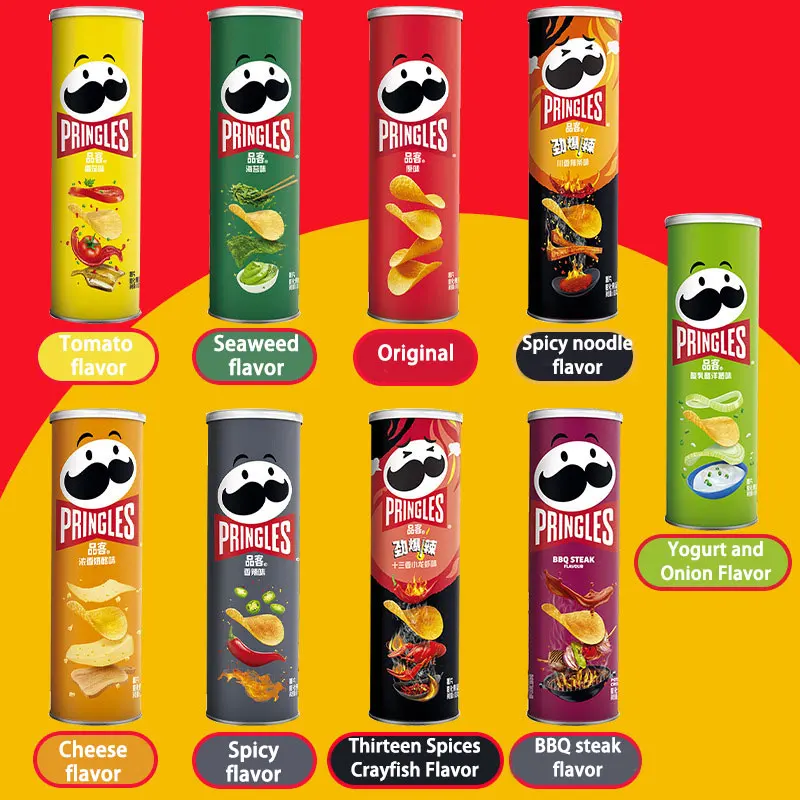 Pringles Potato Chips - Exotic Snack Wholesale Available