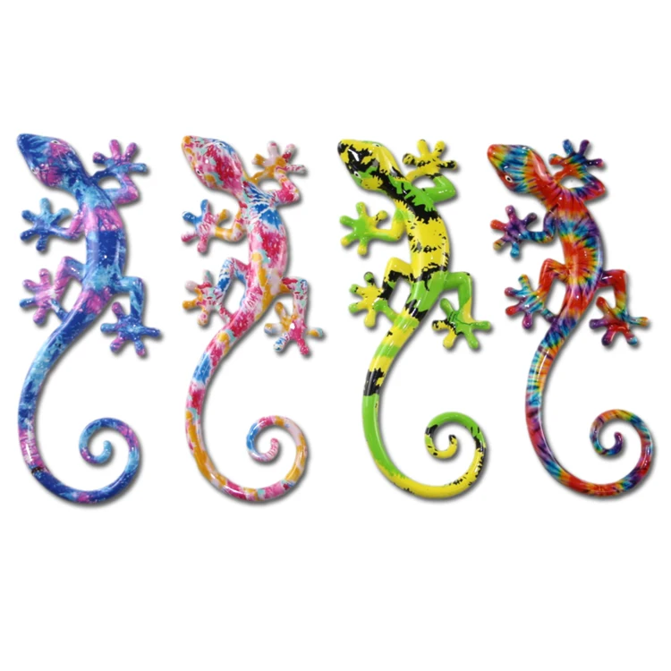 Wholesale Multi Coloured Spanish Lizard Art Wall Decor