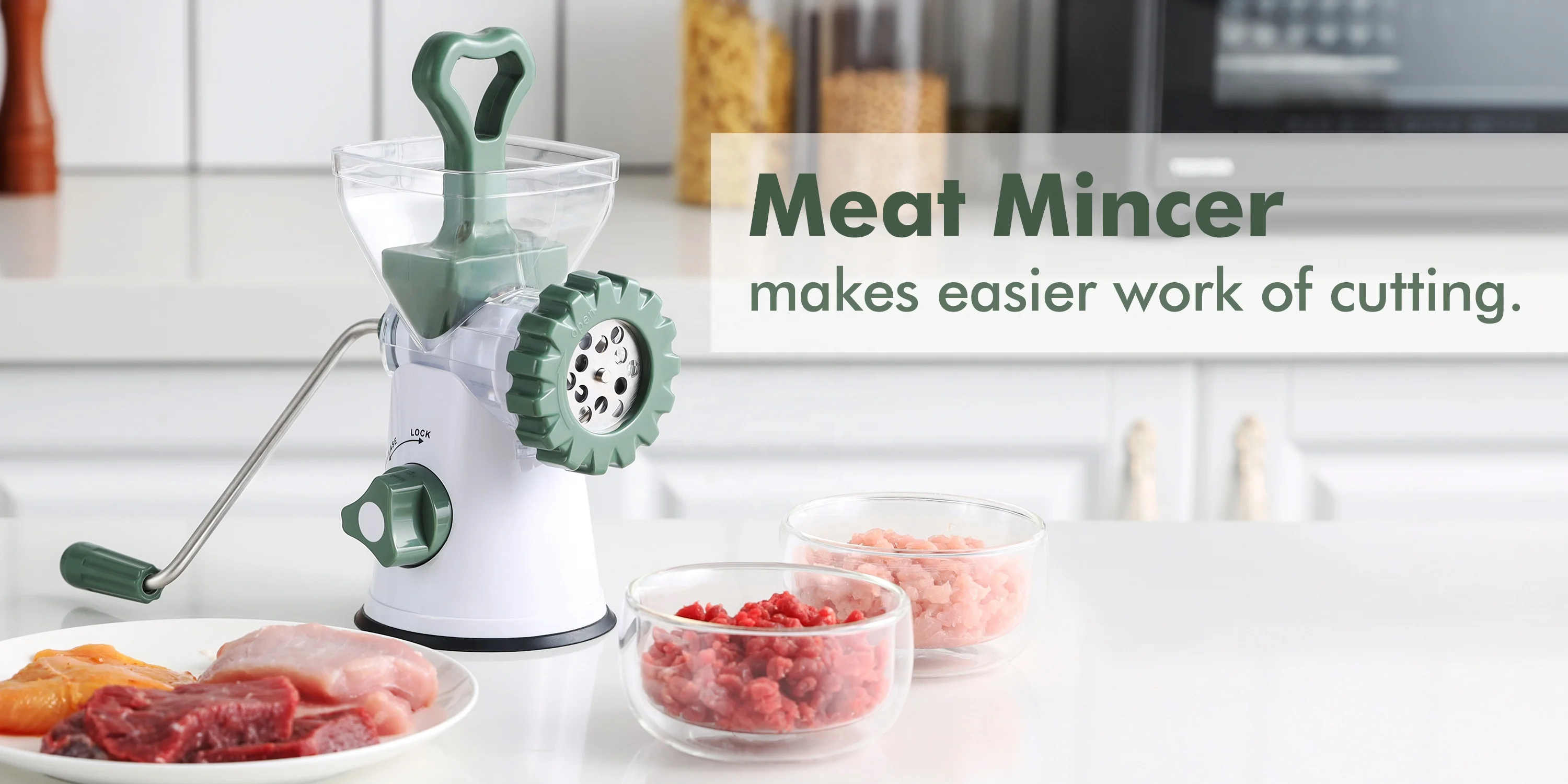 Plastic manual kitchen meat grinders kitchen food household vegetable mincer meat grinder