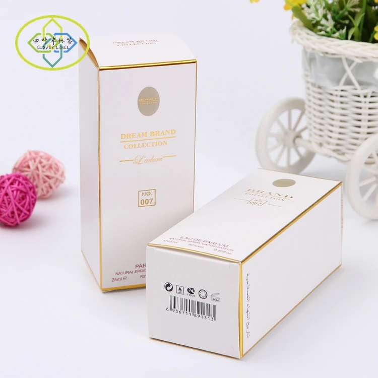 Custom Luxury White Cardboard Paper Box Skincare Cosmetics Lipstick ...