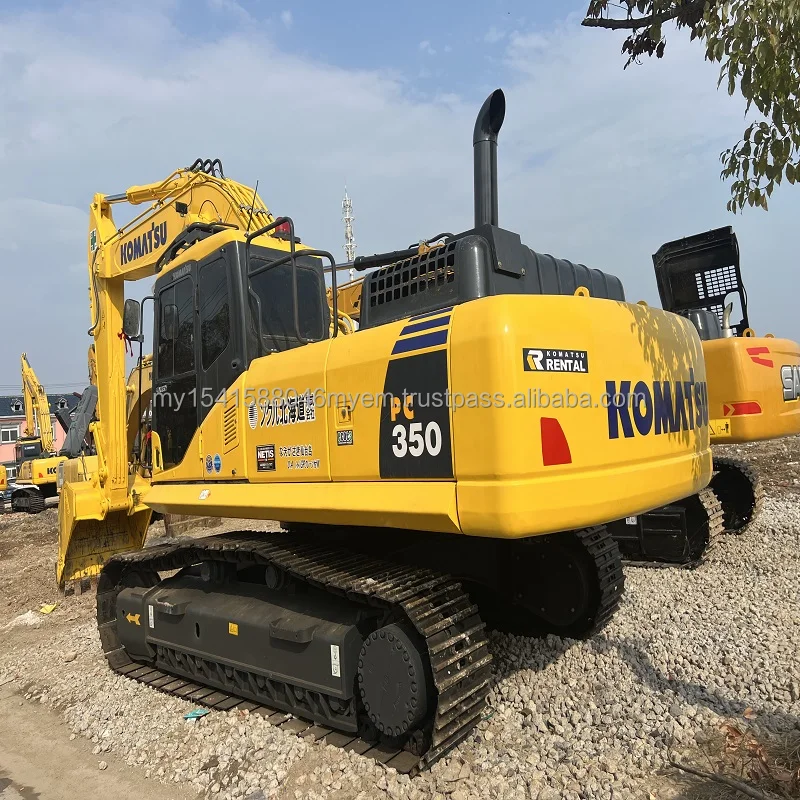 Used 35 Ton Heavy Excavator Komatsu Pc350 Japanese Original Digger Of ...